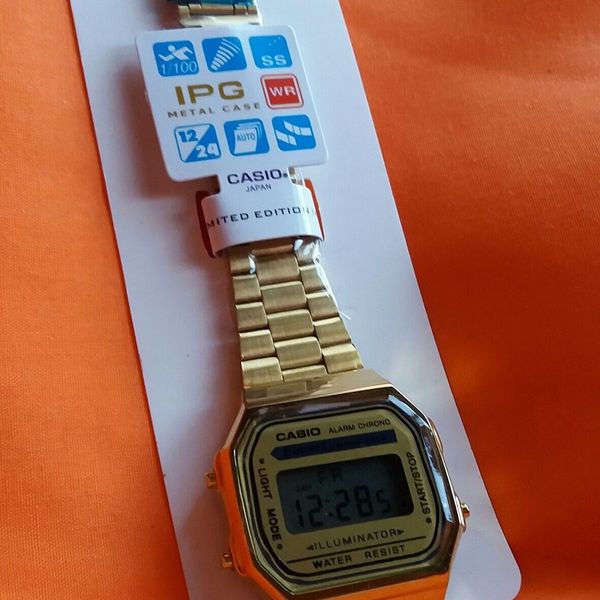 NEW: CASIO Mens Watch Limited Edition Stainless Steel Heavyweight Retro ...