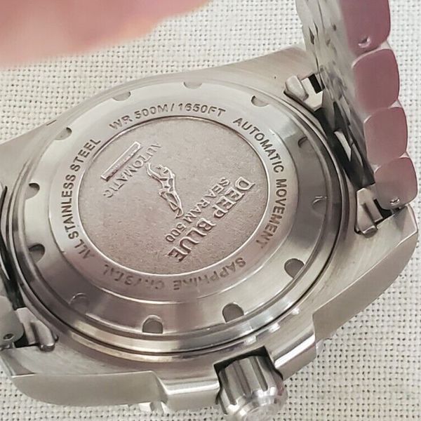 DEEP BLUE PRECISION DIVER SEA RAM 500 MEN'S WRIST WATCH 500m/1650ft ...