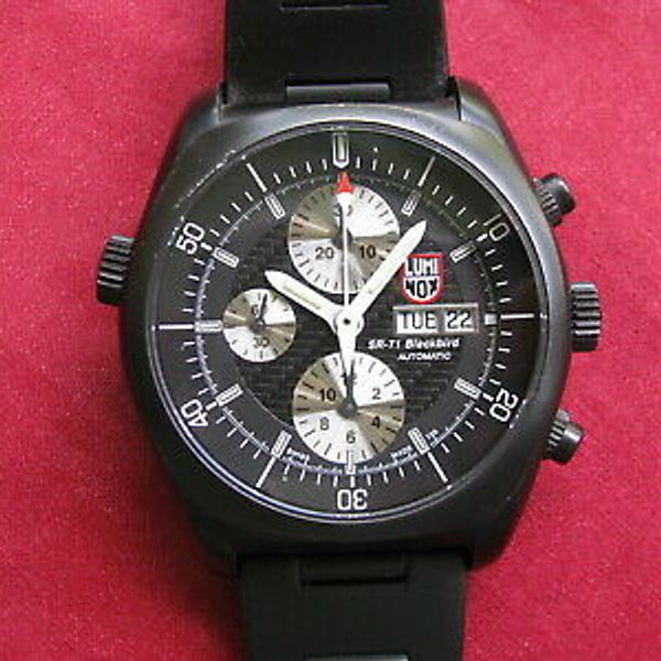 Luminox SR-71 Blackbird Series 9080 Automatic Chronograph, Valjoux 7750 ...