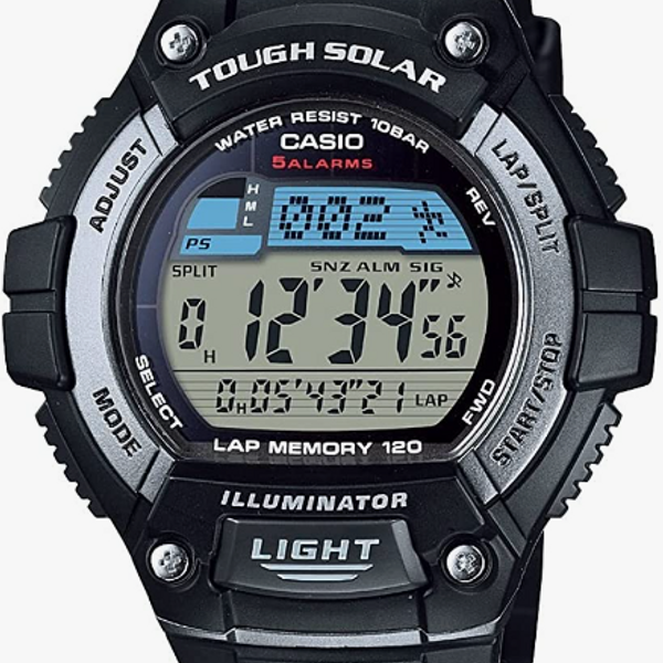 74 Casio Men's WS220 Black Tough Solar Digital Sport Watch | WatchCharts