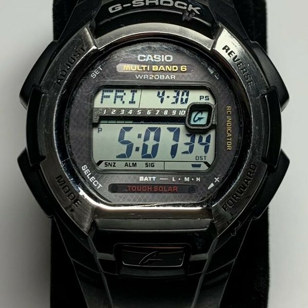 Casio G-Shock GW-M850 Tough Solar Atomic Multiband 6 Mens Black Digital ...