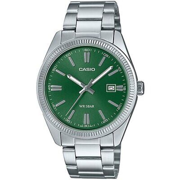 CASIO Collection MTP-1302D-3AJF Mens Watch Dark Green Dial Analog Well ...