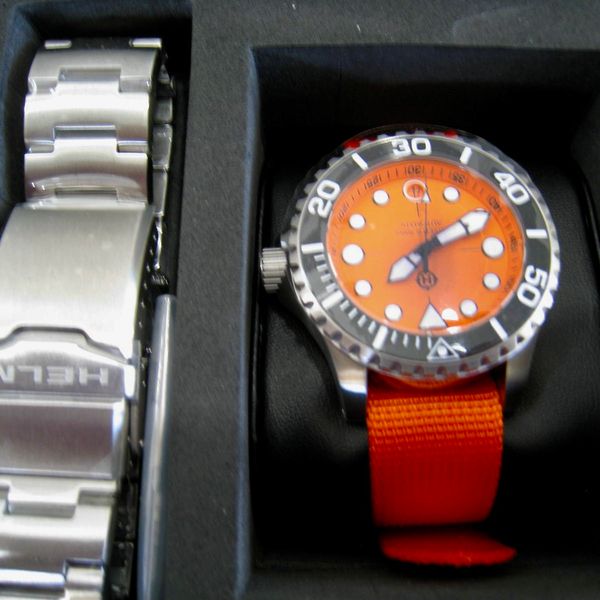 [$350 USD] FS Helm: Komodo with Orange Dial | WatchCharts