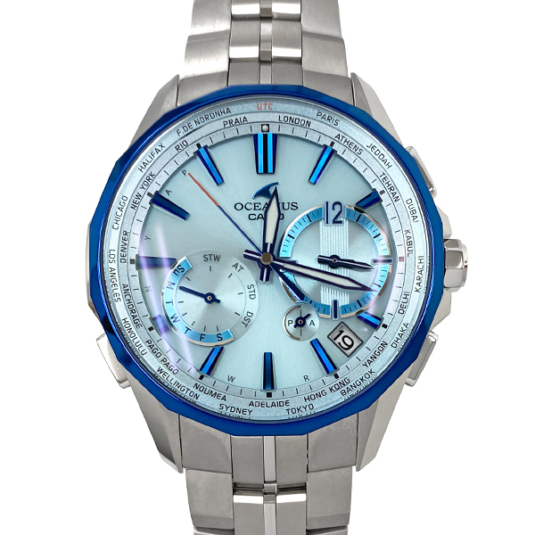 [Pre-owned] Casio Oceanus Manta OCW-S3400D-2AJF Tough Solar Radio ...
