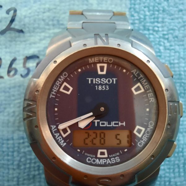 Tissot Touch Men's Watch, Working, Water resistant 30M, Titanium ...