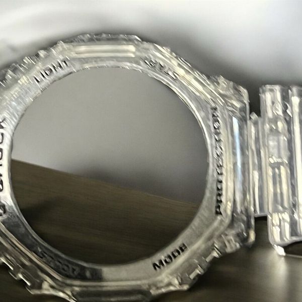 Casio G-Shock casing strap men's watch GA2100 Transparent Black ...