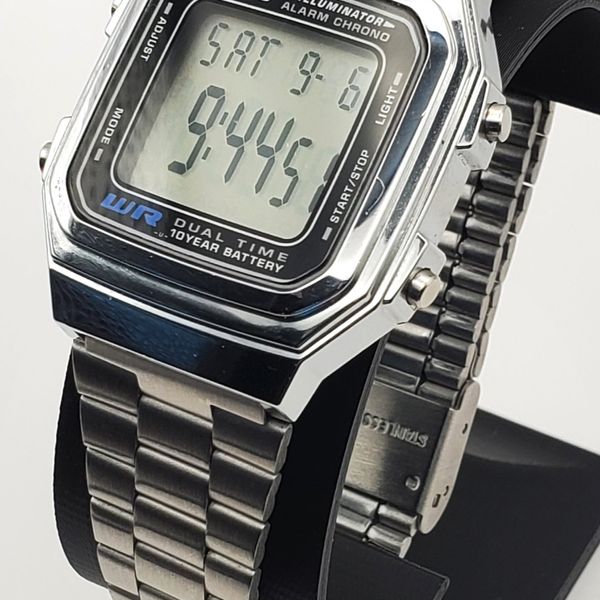 CASIO A178W 2519 ILLUMINATOR UNISEX DIGITAL ALARM CHRONO WATCH DUAL ...