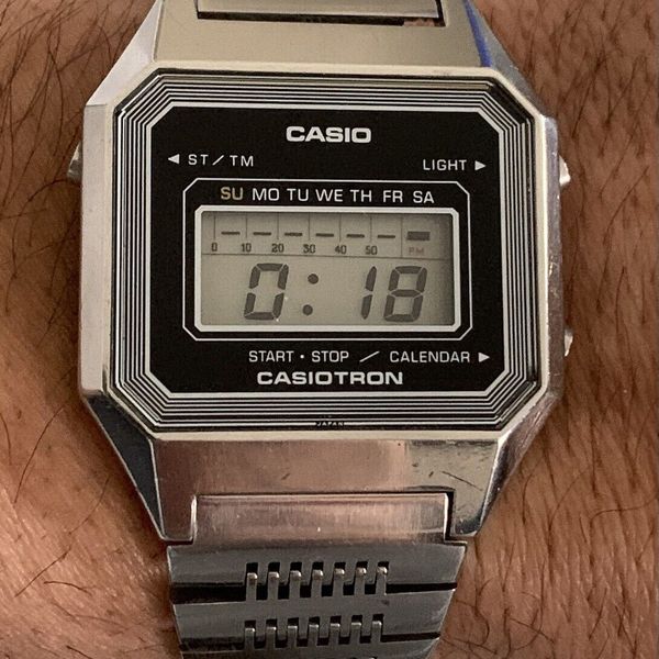 Rare Vintage Casio Casiotron S-21 Digital Lcd Watch | WatchCharts Marketplace