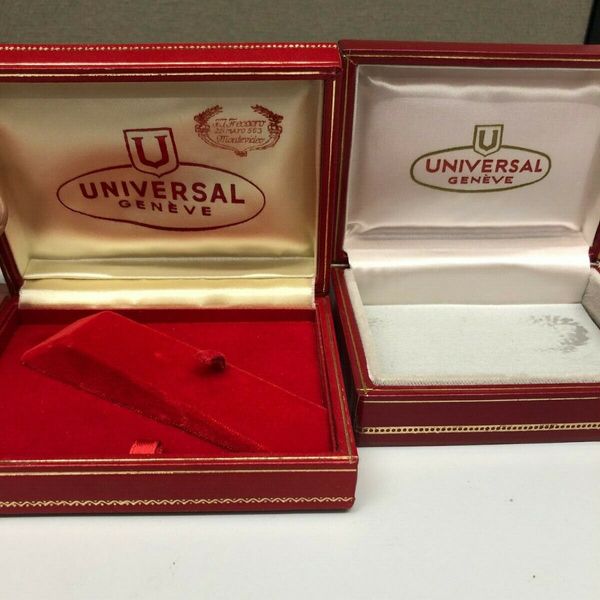 *RARE* TWO (2x) Vintage UNIVERSAL GENEVE BOX - for Polerouter, etc ...