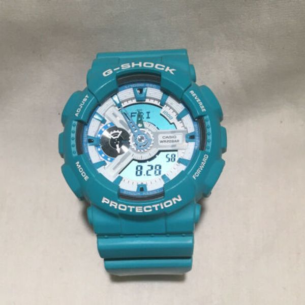 Mens Casio G Shock Watch GA-110SN 5146 Rare Teal Blue Original Band ...