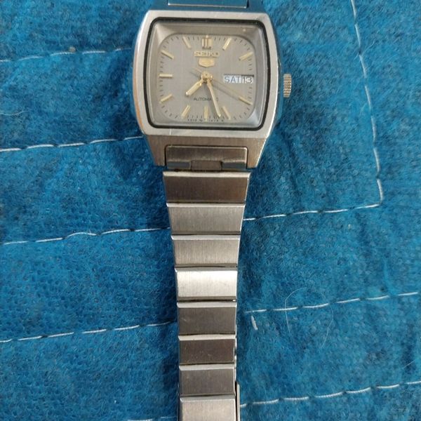 Womens Stainless Steel Square Face Seiko Watch Good Condition ...