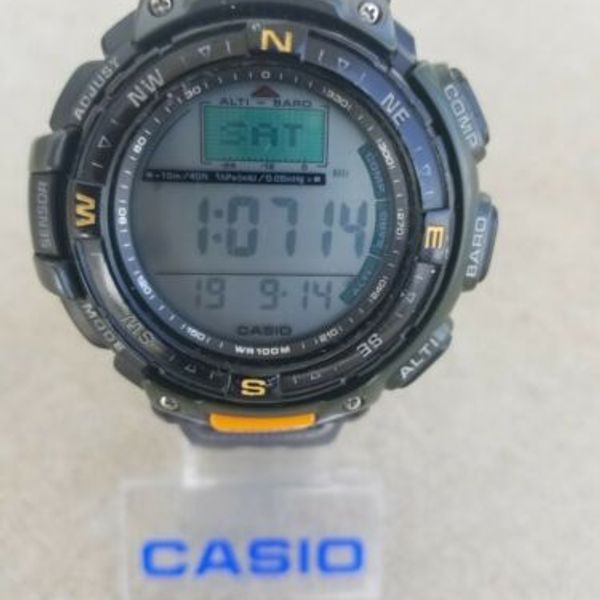 Casio Pro Trek Pathfinder PAG-40 Watch with fresh batteries (Rare Model ...