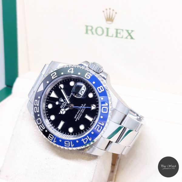 Rolex 40mm Ceramic Bezel Black Dial "BATMAN" GMT Master 2 REF ...