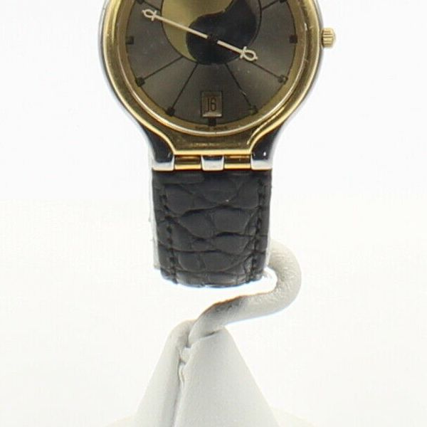 VINTAGE OMEGA YIN YANG DIAL 18K GOLD/STEEL OMEGA LOGO HANDS - NR #6523 ...