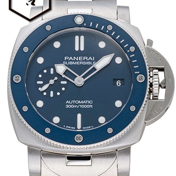 Panerai Submersible Blue Notte Ref.PAM01068 New Blue (PANERAI ...