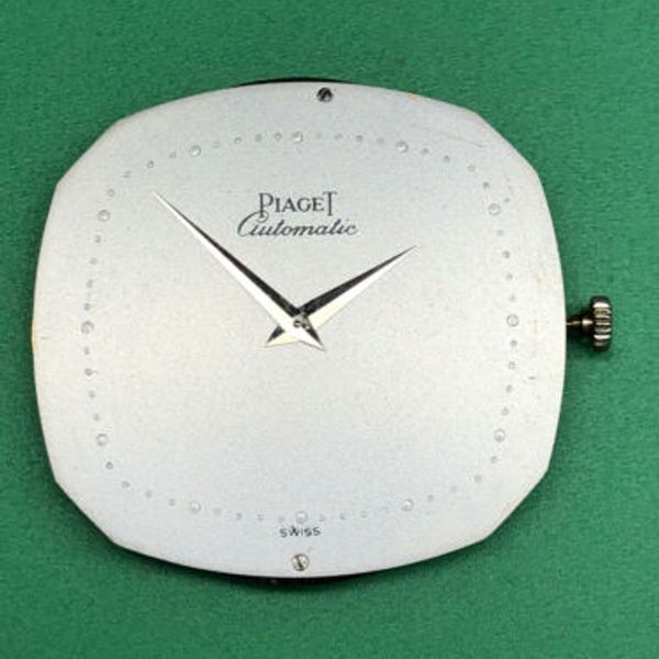 PIAGET VINTAGE CAL. 12P AUTOMATIC COMPLETE DIAL & MOVEMENT FOR PARTS ...