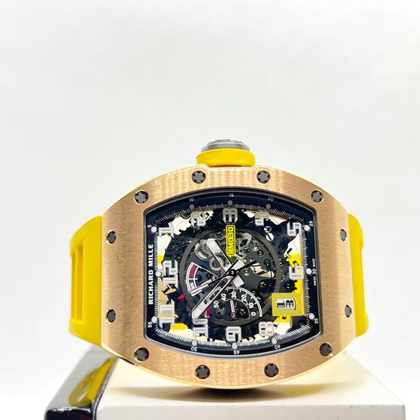 Pre Owned Richard Mille RM 030 RG Skeleton Dial Automatic Rose Gold ...