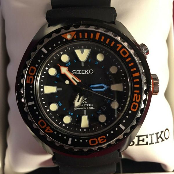 New Seiko SUN023 Prospex Men's Watch w/ Black Band and Face (675 ...