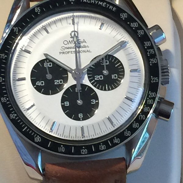 Omega Speedmaster custom built panda dial "Mitsukoshi" by LWC #1/8 ...