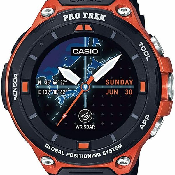 CASIO Smart Outdoor Watch ProTrek Smart with GPS WSD-F20-RG Men's JAPAN ...