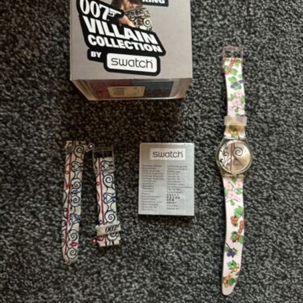 James Bond Villain Collection Swatch - Elektra King Watch - World Is Not Enough | WatchCharts ...