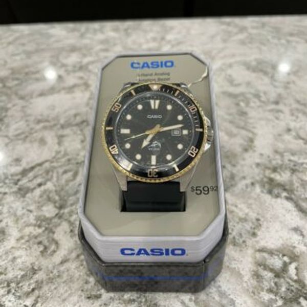 Casio MDV106G-1A Men's Duro 200M WR Black Watch Diver Analog Sports New ...