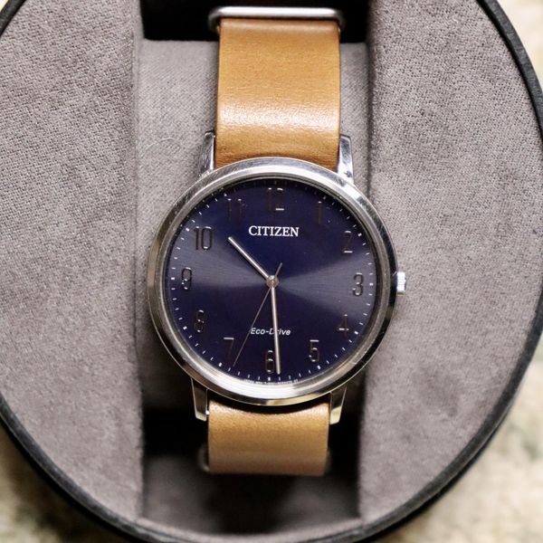 [WTS] Citizen Eco-Drive Blue Minimalist Watch | Box and Manual [REDUCED ...