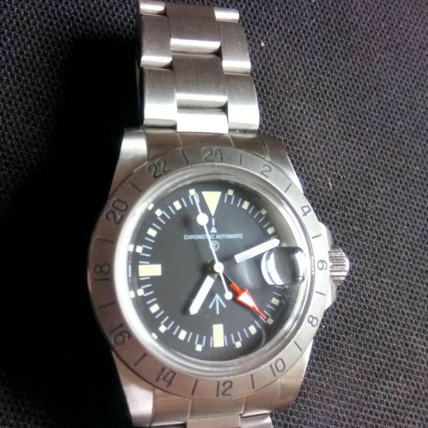 Chronotac Automatic Watch - Rolex Explorer 1655 Homage - Seagull ...