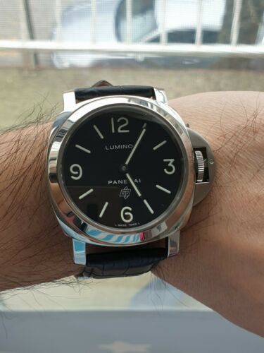Panerai PAM 000 Luminor Base w Black Logo Dial 44mm, Box & Papers ...