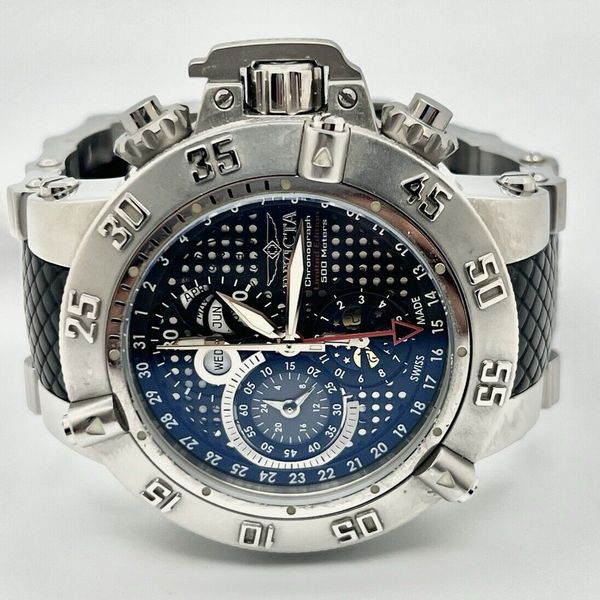SS Invicta Moonphase ETA Valjoux 7751 Model # 5834 Limited Edition ...