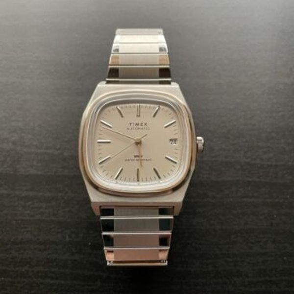 Timex Automatic 1983 E-Line Reissue 34mm expansion Band Watch ...