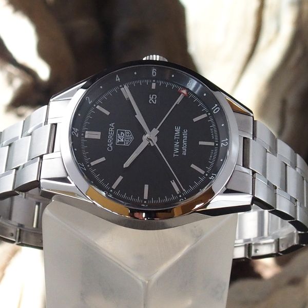 FS: TAG Heuer Carrera Calibre 7 Twin Time WV2115.BA0787 Exc Cond B&P ...