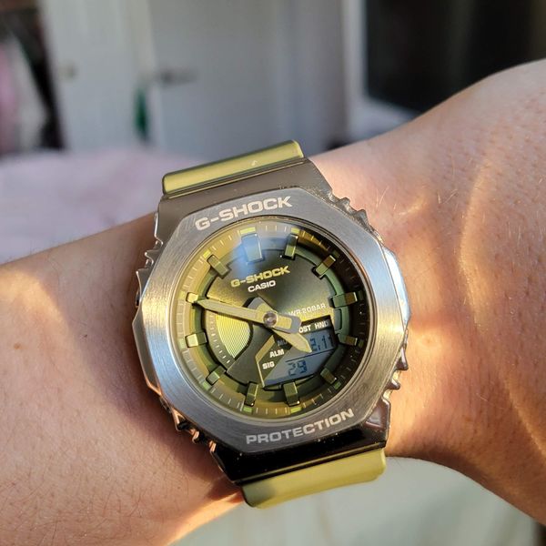 [WTS] G-Shock GMS-2100-3A, the green mini-Casioak with a metal bezel ...