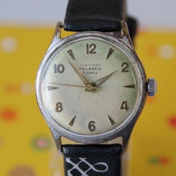JUNGHANS - TRILASTIC - KAL. J 693.83 (J93/1) - HANDAUFZUG - VINTAGE ...