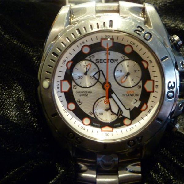 FS Sector 600 Titanium & Stainless, Sapphire glass. | WatchCharts ...