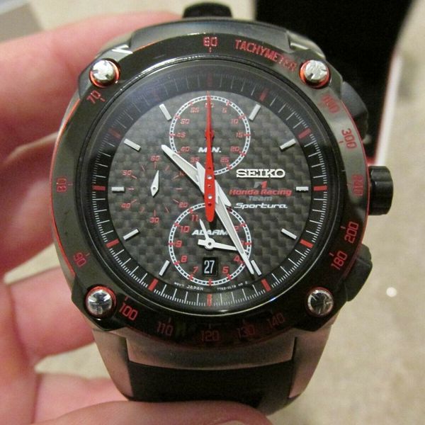 Seiko Sportura Honda Racing F1 edition Chronograph 7T62 | WatchCharts