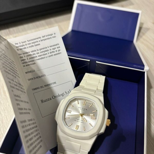 Ruzza Watch Bianco Special Limited Edition Serie 1 Of 12.000 ORIGINALE ...
