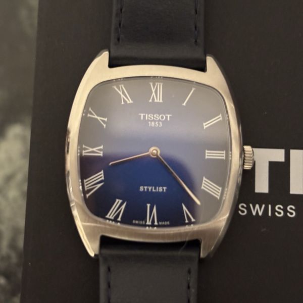 Tissot Stylist Quartz Watch 32mm Blue Dial Unisex T1599091604300 Full ...