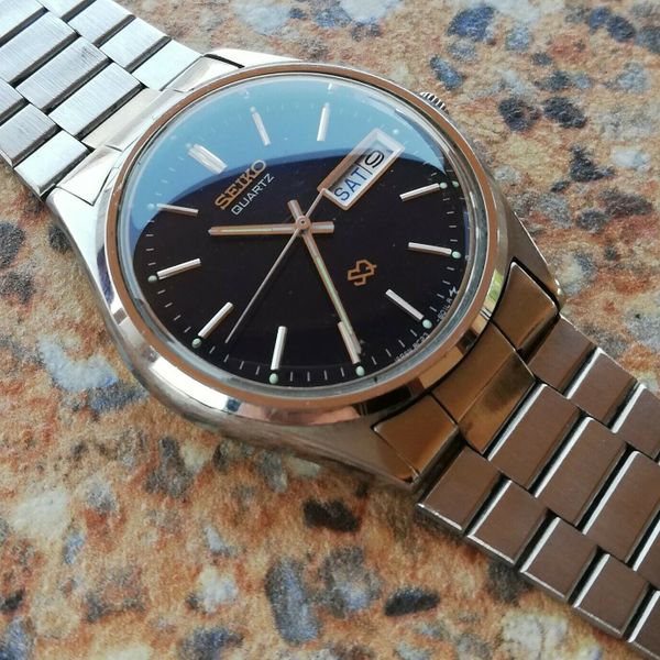Vintage Seiko Quartz SQ 50 8C23 6010 Day Date September 1985 | WatchCharts Marketplace
