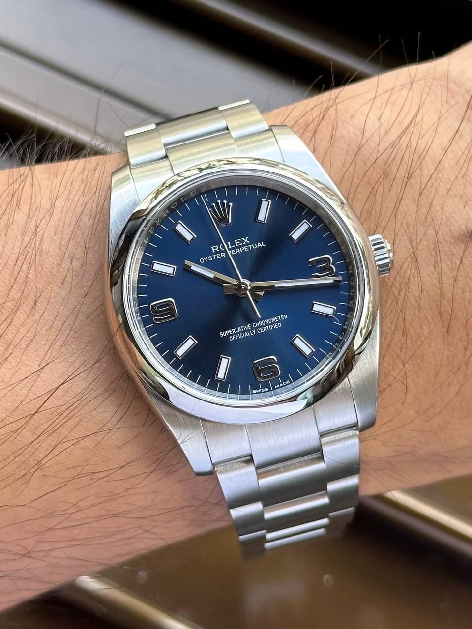 [WTS] Rolex Oyster Perpetual 34mm Ref. 114200 Blue 369 Explorer Full ...