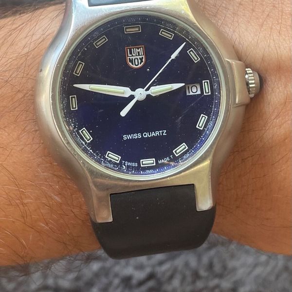 Luminox Series 700 Swiss Quartz Watch â Blue Dial â original rubber ...