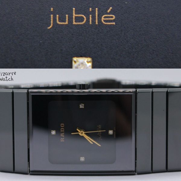 Scratchproof Rado Jubile Ceramica Diastar 205.0295.3 Ceramic Watch | WatchCharts Marketplace