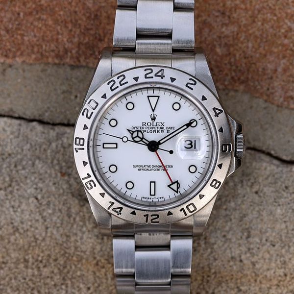 1993 Rolex Explorer 2 ref. 16570 Polar White Dial | WatchCharts