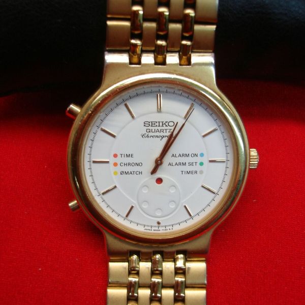 SEIKO QUARTZ CHRONOGRAPH WRISTWATCH 8M26-7099 - RUNNING | WatchCharts