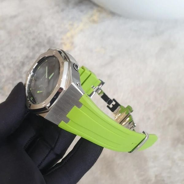 Custom Casio G-Shock GA-2100,CasiOak, - Green Strap - Hulk Edition ...