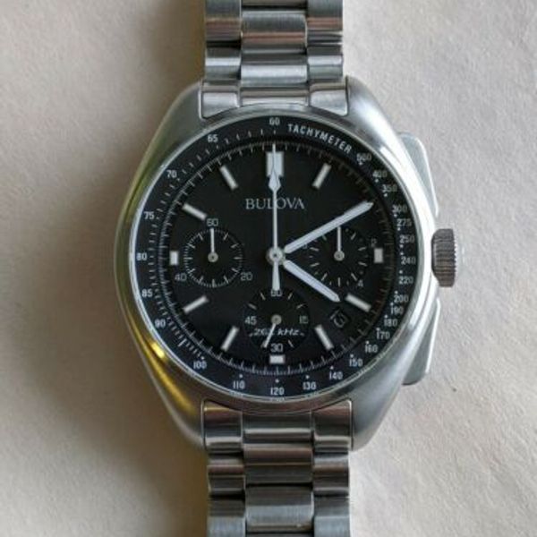 Bulova Marine Star 96B258 Wrist Watch for Men Lunar Pilot Moon Watch ...