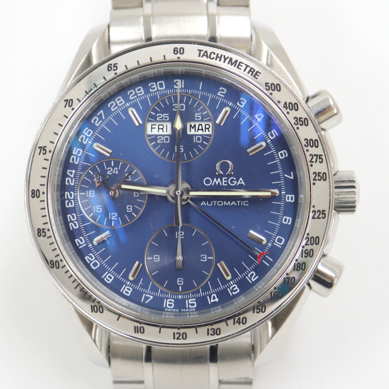 [OMEGA] Omega Speedmaster Triple Calendar Day-Date AT / SS Automatic ...