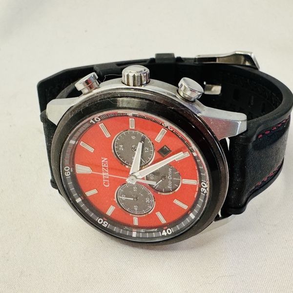 Citizen Eco Drive Men B620-S119171 Chronograph Tachymeter Solar Watch ...