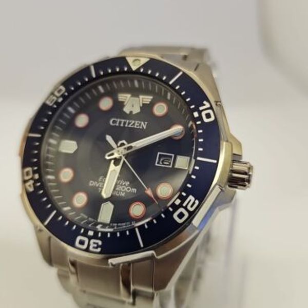Collectible Citizen Eco-Drive Captain America Titanium 200m Divers ...