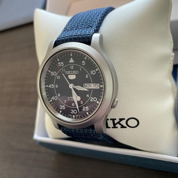 [WTS] Seiko 5 SNK807 Military Watch w Box and Manual ! | WatchCharts ...